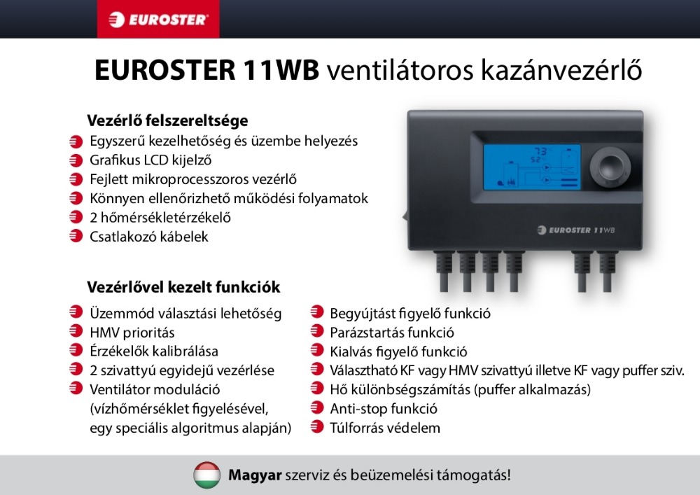 Vigacom Kft. | Euroster vezérlők - Kazánvezérlések